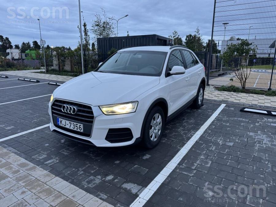 White Audi Q3 2016 in Riga, with an engine capacity of 1.40 L and mileage of 175 thousand km for 13000 €, photo 4 on AUTOMOTO.COM.LV