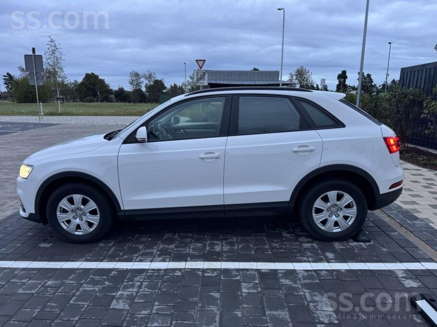 White Audi Q3 2016 in Riga, with an engine capacity of 1.40 L and mileage of 175 thousand km for 13000 €, photo 5 on AUTOMOTO.COM.LV