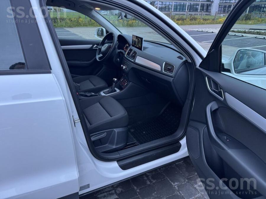 White Audi Q3 2016 in Riga, with an engine capacity of 1.40 L and mileage of 175 thousand km for 13000 €, photo 10 on AUTOMOTO.COM.LV
