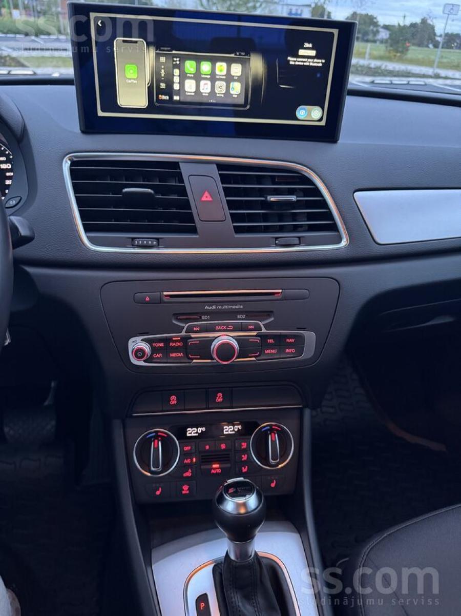White Audi Q3 2016 in Riga, with an engine capacity of 1.40 L and mileage of 175 thousand km for 13000 €, photo 18 on AUTOMOTO.COM.LV