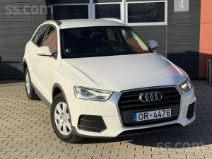 White Audi Q3 2016 in Cesis, with an engine capacity of 2.00 L and mileage of 208 thousand km for 13690 €, photo  on AUTOMOTO.COM.LV