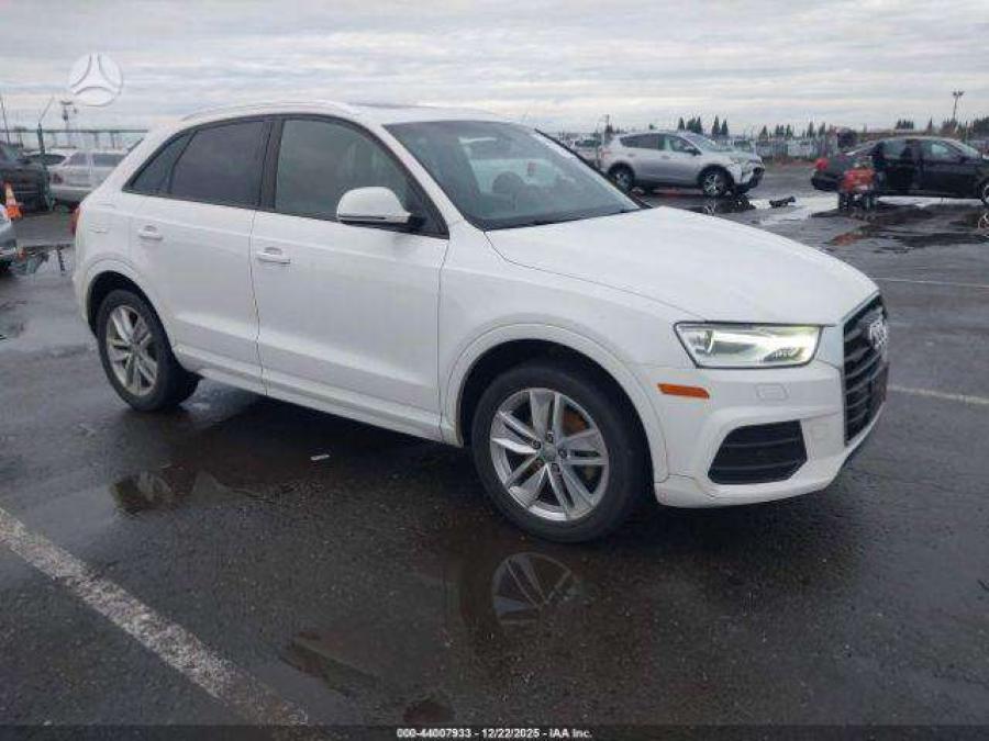 White Audi Q3 2017 in Klaipeda, with an engine capacity of 1.98 L and mileage of 88 thousand km for 6150 €, photo 1 on AUTOMOTO.COM.LV