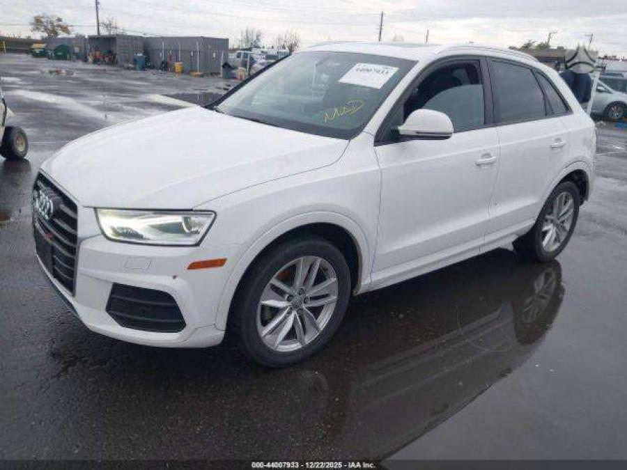 White Audi Q3 2017 in Klaipeda, with an engine capacity of 1.98 L and mileage of 88 thousand km for 6150 €, photo 2 on AUTOMOTO.COM.LV