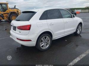 White Audi Q3 2017 in Klaipeda, with an engine capacity of 1.98 L and mileage of 88 thousand km for 6150 €, photo 4 on AUTOMOTO.COM.LV