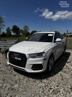 White Audi Q3 2017 in Klaipeda, with an engine capacity of 2.00 L and mileage of 139 thousand km for 10850 €, photo  on AUTOMOTO.COM.LV