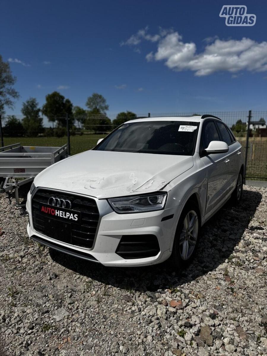 Balts Audi Q3 2017 Klaipėda, ar dzinēja tilpumu 2.00 L un nobraukumu 139 tūkst. km par 10850 €, foto 1 vietnē AUTOMOTO.COM.LV