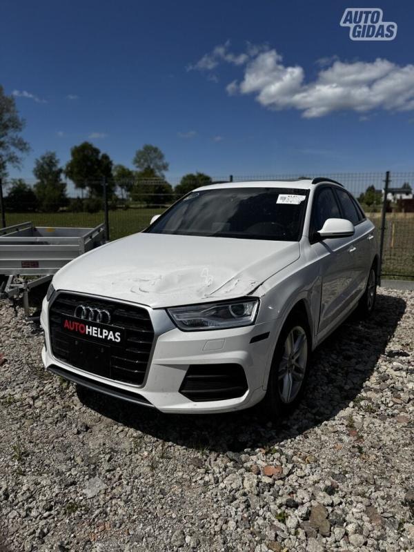 White Audi Q3 2017 in Klaipeda, with an engine capacity of 2.00 L and mileage of 139 thousand km for 10850 €, photo 1 on AUTOMOTO.COM.LV