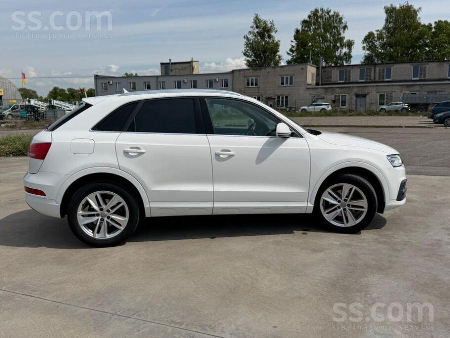 Balts Audi Q3 2017 Liepāja, ar dzinēja tilpumu 2.00 L un nobraukumu 128 tūkst. km par 16500 €, foto 3 vietnē AUTOMOTO.COM.LV
