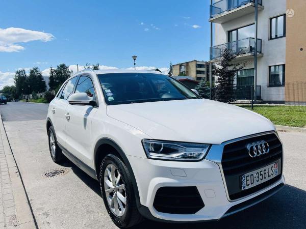 White Audi Q3 2017 in Kaunas, with an engine capacity of 1.40 L and mileage of 107 thousand km for 13999 €, photo 5 on AUTOMOTO.COM.LV