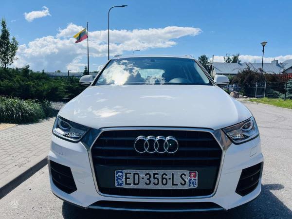 White Audi Q3 2017 in Kaunas, with an engine capacity of 1.40 L and mileage of 107 thousand km for 13999 €, photo 7 on AUTOMOTO.COM.LV