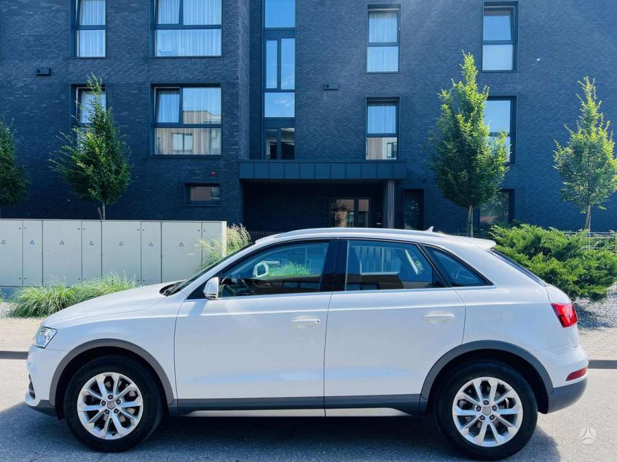 Balts Audi Q3 2017 Kauņa, ar dzinēja tilpumu 1.40 L un nobraukumu 107 tūkst. km par 13850 €, foto 3 vietnē AUTOMOTO.COM.LV