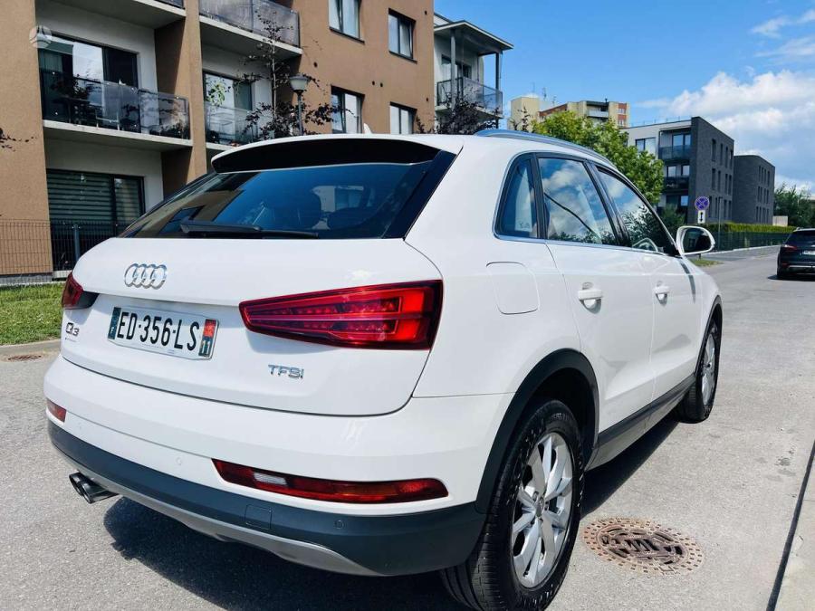 Balts Audi Q3 2017 Kauņa, ar dzinēja tilpumu 1.40 L un nobraukumu 107 tūkst. km par 13850 €, foto 4 vietnē AUTOMOTO.COM.LV