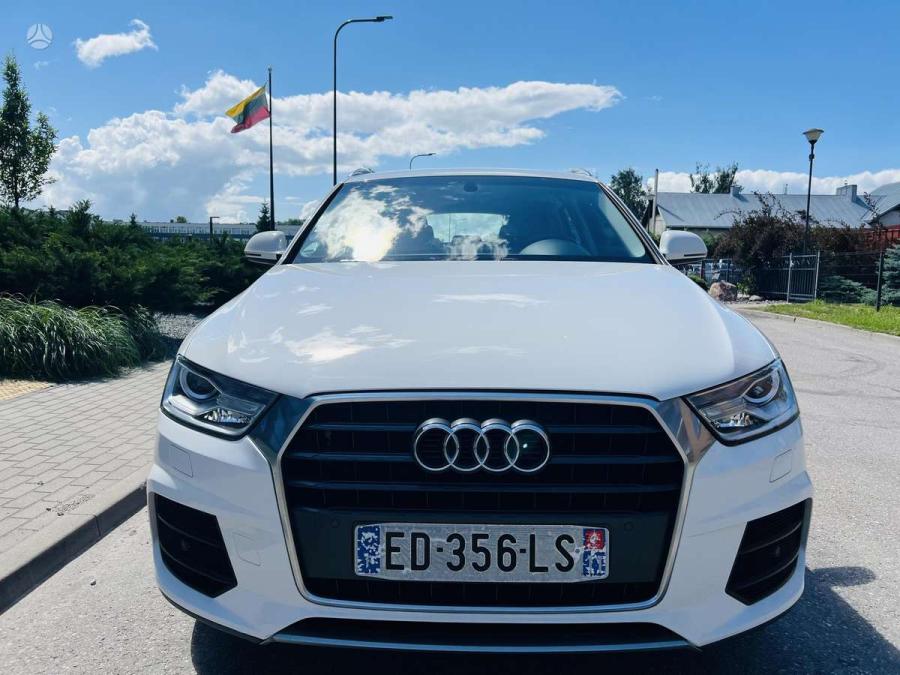 Balts Audi Q3 2017 Kauņa, ar dzinēja tilpumu 1.40 L un nobraukumu 107 tūkst. km par 13850 €, foto 6 vietnē AUTOMOTO.COM.LV