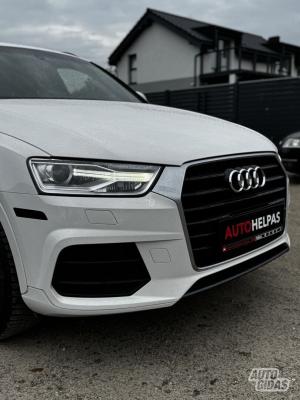 White Audi Q3 2017 in Klaipeda, with an engine capacity of 2.00 L and mileage of 140 thousand km for 13250 €, photo 5 on AUTOMOTO.COM.LV