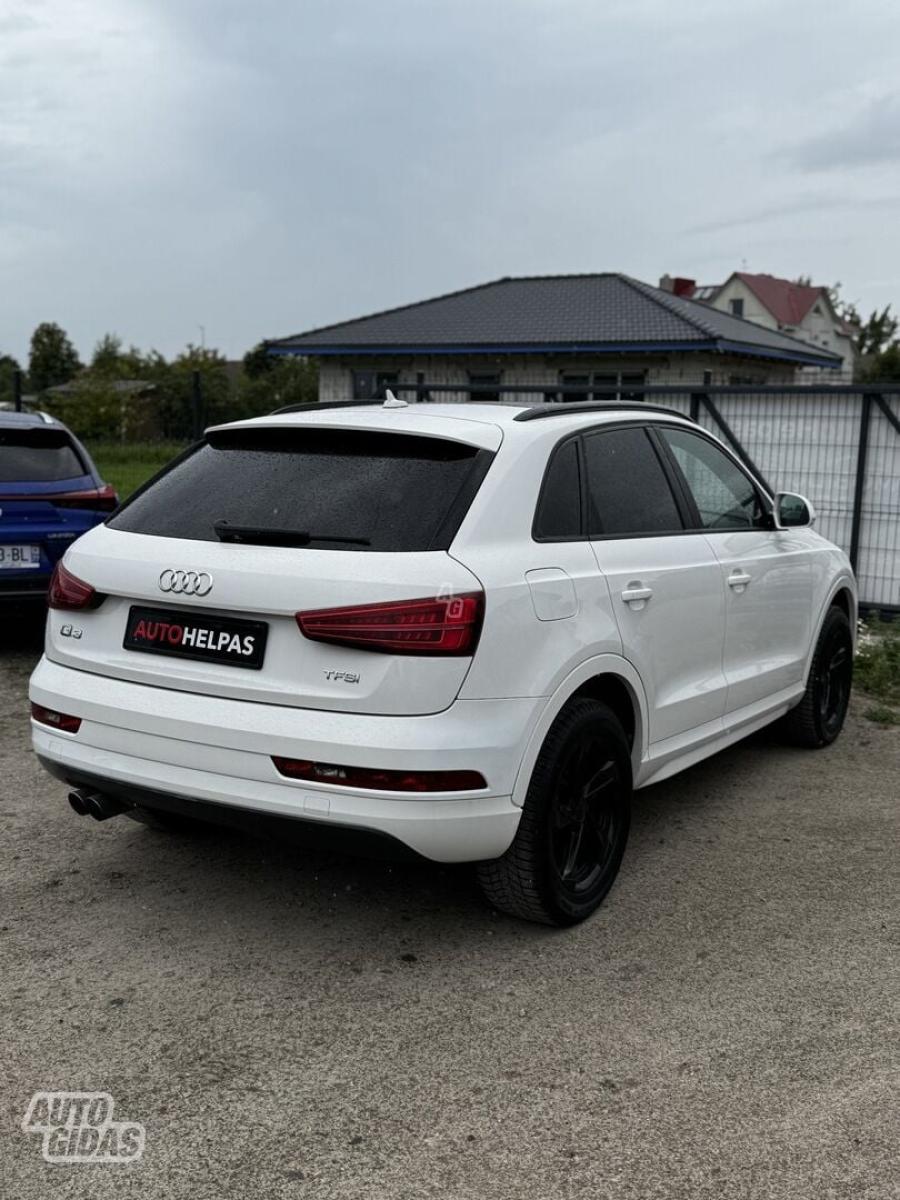 White Audi Q3 2017 in Klaipeda, with an engine capacity of 2.00 L and mileage of 140 thousand km for 13250 €, photo 6 on AUTOMOTO.COM.LV