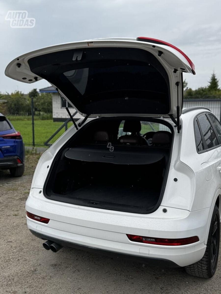 White Audi Q3 2017 in Klaipeda, with an engine capacity of 2.00 L and mileage of 140 thousand km for 13250 €, photo 9 on AUTOMOTO.COM.LV