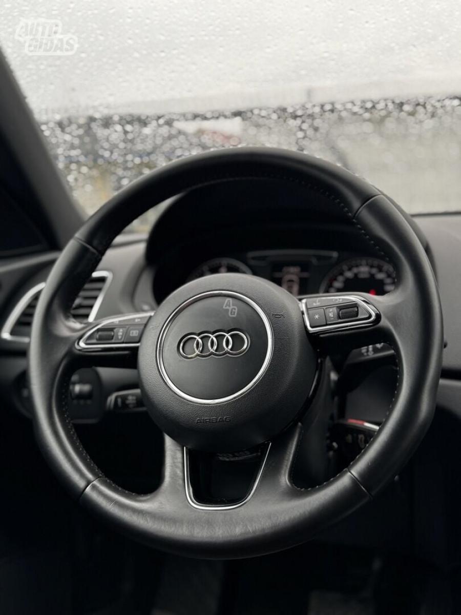 White Audi Q3 2017 in Klaipeda, with an engine capacity of 2.00 L and mileage of 140 thousand km for 13250 €, photo 11 on AUTOMOTO.COM.LV