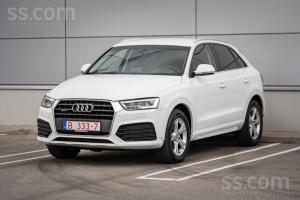 Белый Ауди Ку3 2017 в Рига, объемом двигателя 2.00 л и пробегом 146 тыс. км за 15950 €, фото  на AUTOMOTO.COM.LV