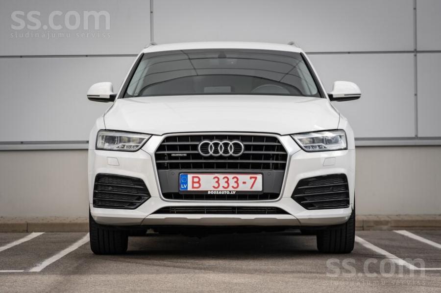 Balts Audi Q3 2017 Rīga, ar dzinēja tilpumu 2.00 L un nobraukumu 146 tūkst. km par 15950 €, foto 3 vietnē AUTOMOTO.COM.LV