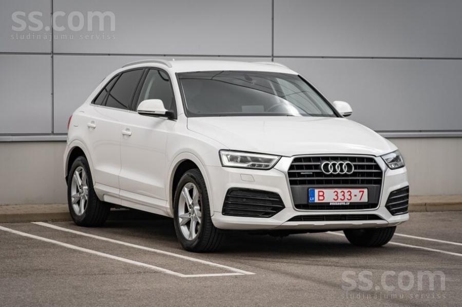 Balts Audi Q3 2017 Rīga, ar dzinēja tilpumu 2.00 L un nobraukumu 146 tūkst. km par 15950 €, foto 4 vietnē AUTOMOTO.COM.LV