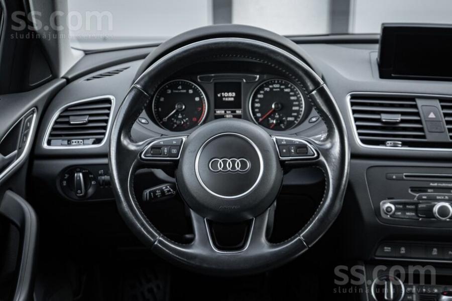 Balts Audi Q3 2017 Rīga, ar dzinēja tilpumu 2.00 L un nobraukumu 146 tūkst. km par 15950 €, foto 21 vietnē AUTOMOTO.COM.LV