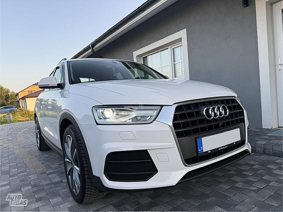 White Audi Q3 2017 in Kaunas, with an engine capacity of 1.40 L and mileage of 85 thousand km for 13800 €, photo 3 on AUTOMOTO.COM.LV
