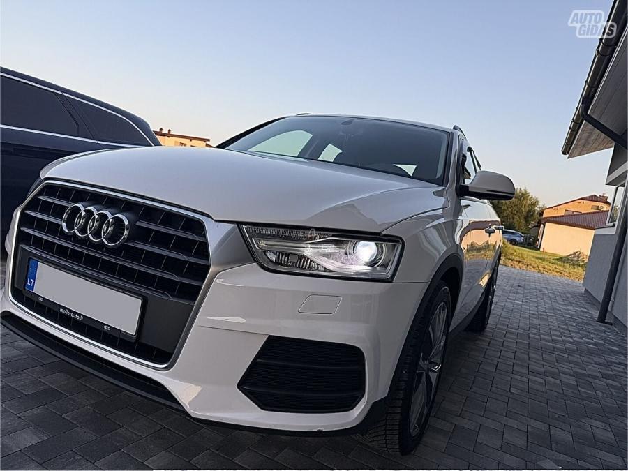 White Audi Q3 2017 in Kaunas, with an engine capacity of 1.40 L and mileage of 85 thousand km for 13800 €, photo 7 on AUTOMOTO.COM.LV
