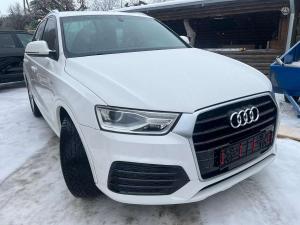White Audi Q3 2018 in Klaipeda, with an engine capacity of 1.98 L and mileage of 187 thousand km for 16200 €, photo  on AUTOMOTO.COM.LV