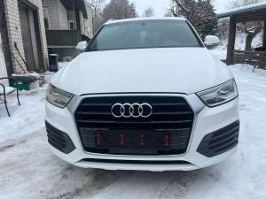 White Audi Q3 2018 in Klaipeda, with an engine capacity of 1.98 L and mileage of 187 thousand km for 16200 €, photo 2 on AUTOMOTO.COM.LV