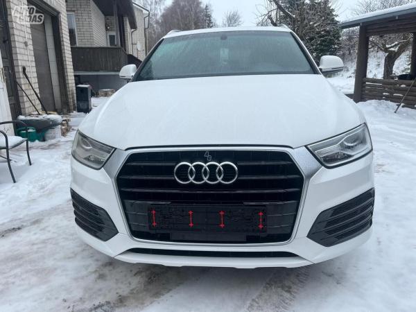 White Audi Q3 2018 in Klaipeda, with an engine capacity of 2.00 L and mileage of 187 thousand km for 14300 €, photo 2 on AUTOMOTO.COM.LV