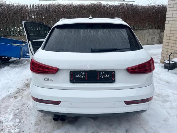 White Audi Q3 2018 in Klaipeda, with an engine capacity of 2.00 L and mileage of 187 thousand km for 14300 €, photo 6 on AUTOMOTO.COM.LV