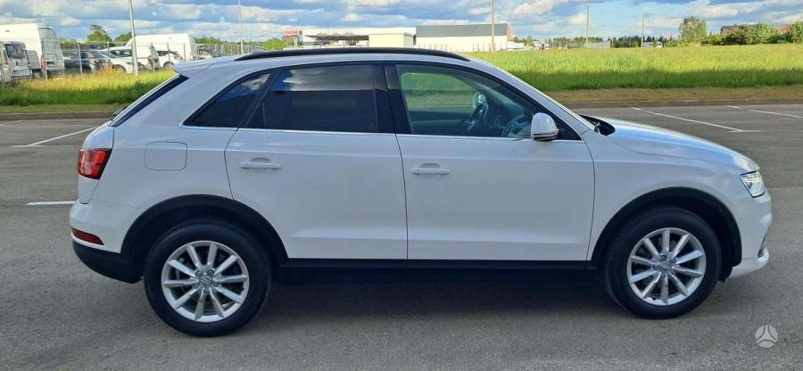 White Audi Q3 2018 in Panevezys, with an engine capacity of 2.00 L and mileage of 139 thousand km for 12900 €, photo 7 on AUTOMOTO.COM.LV