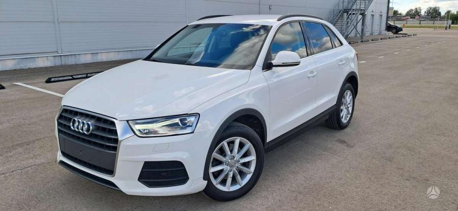 White Audi Q3 2018 in Panevezys, with an engine capacity of 2.00 L and mileage of 139 thousand km for 12900 €, photo 9 on AUTOMOTO.COM.LV