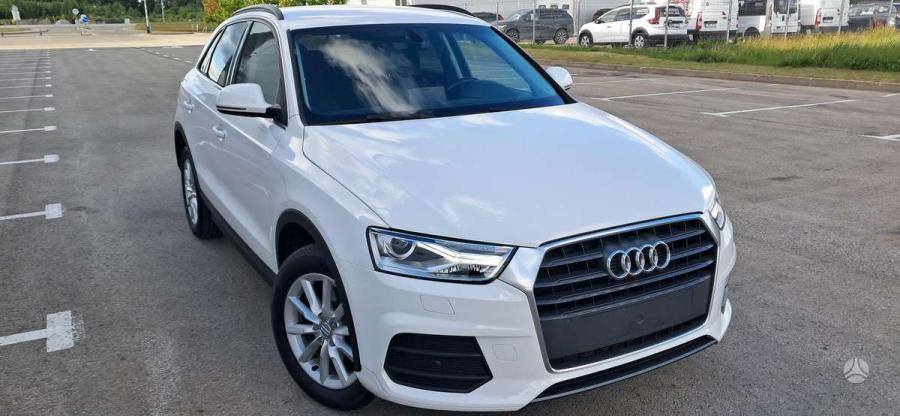 White Audi Q3 2018 in Panevezys, with an engine capacity of 2.00 L and mileage of 139 thousand km for 12900 €, photo 10 on AUTOMOTO.COM.LV