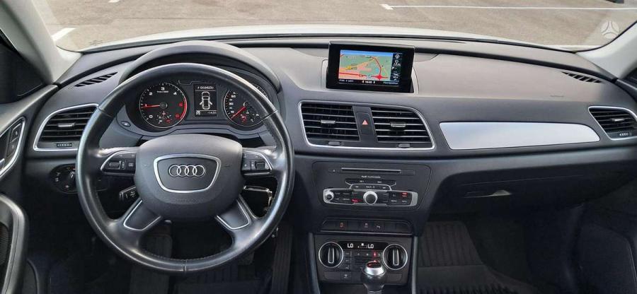 White Audi Q3 2018 in Panevezys, with an engine capacity of 2.00 L and mileage of 139 thousand km for 12900 €, photo 15 on AUTOMOTO.COM.LV
