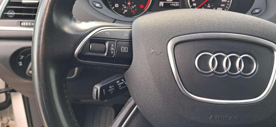 White Audi Q3 2018 in Panevezys, with an engine capacity of 2.00 L and mileage of 139 thousand km for 12900 €, photo 17 on AUTOMOTO.COM.LV