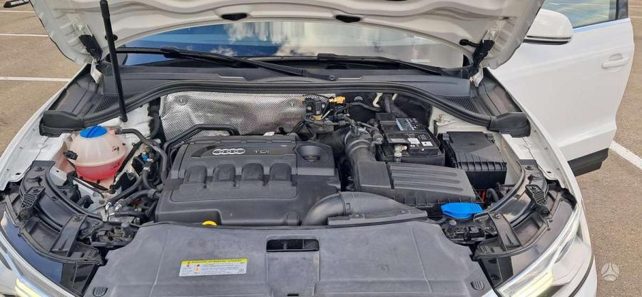 White Audi Q3 2018 in Panevezys, with an engine capacity of 2.00 L and mileage of 139 thousand km for 12900 €, photo 34 on AUTOMOTO.COM.LV