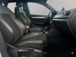 White Audi Q3 2018 in Kaunas, with an engine capacity of 2.00 L and mileage of 195 thousand km for 14499 €, photo 9 on AUTOMOTO.COM.LV