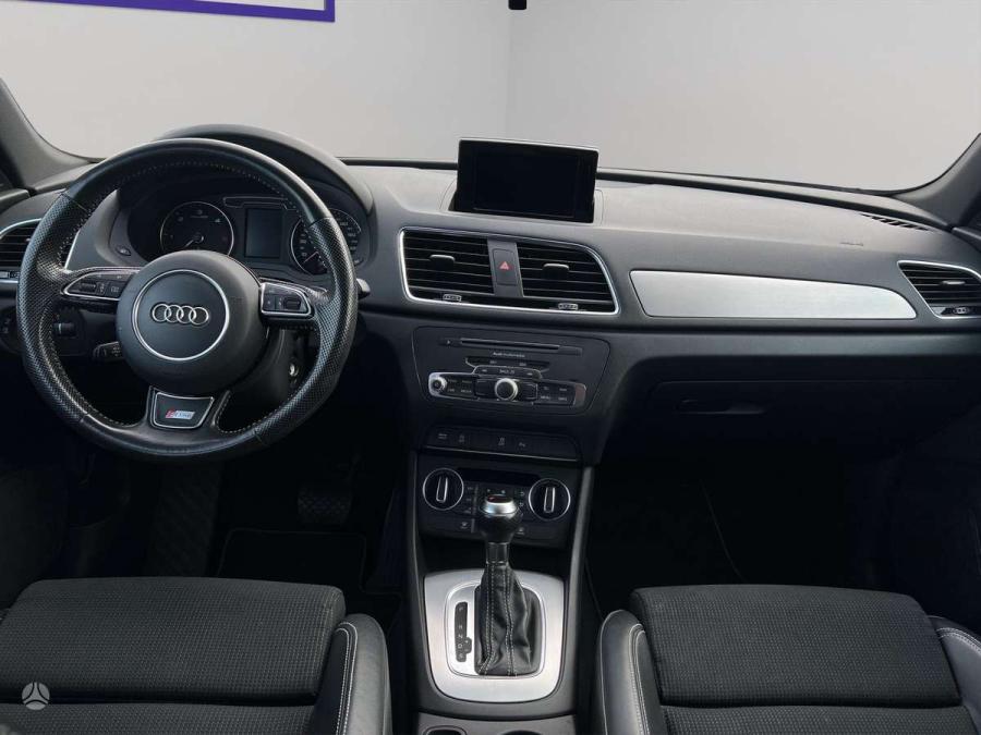 White Audi Q3 2018 in Kaunas, with an engine capacity of 2.00 L and mileage of 195 thousand km for 14499 €, photo 13 on AUTOMOTO.COM.LV