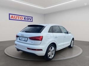 White Audi Q3 2018 in Kaunas, with an engine capacity of 2.00 L and mileage of 195 thousand km for 14499 €, photo 6 on AUTOMOTO.COM.LV