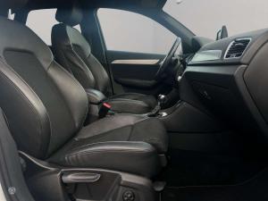 White Audi Q3 2018 in Kaunas, with an engine capacity of 2.00 L and mileage of 195 thousand km for 14499 €, photo 9 on AUTOMOTO.COM.LV