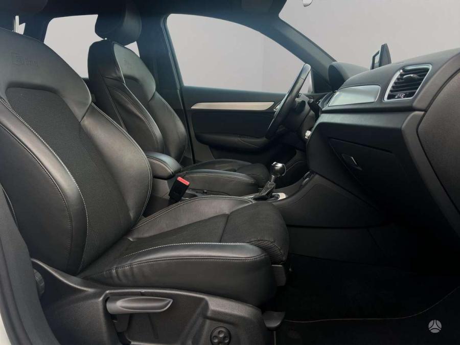 Balts Audi Q3 2018 Kauņa, ar dzinēja tilpumu 2.00 L un nobraukumu 195 tūkst. km par 14499 €, foto 9 vietnē AUTOMOTO.COM.LV