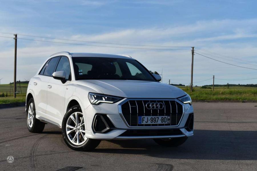 White Audi Q3 2019 in Taurage, with an engine capacity of 1.97 L and mileage of 190 thousand km for 19500 €, photo 1 on AUTOMOTO.COM.LV