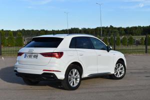 White Audi Q3 2019 in Taurage, with an engine capacity of 1.97 L and mileage of 190 thousand km for 19500 €, photo 6 on AUTOMOTO.COM.LV