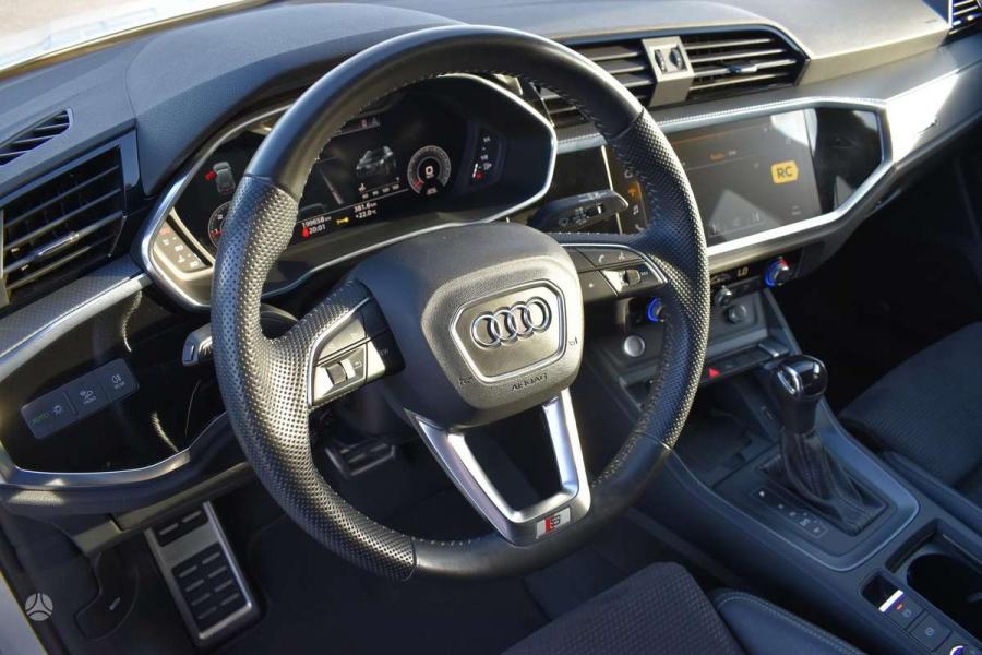 White Audi Q3 2019 in Taurage, with an engine capacity of 1.97 L and mileage of 190 thousand km for 19500 €, photo 10 on AUTOMOTO.COM.LV