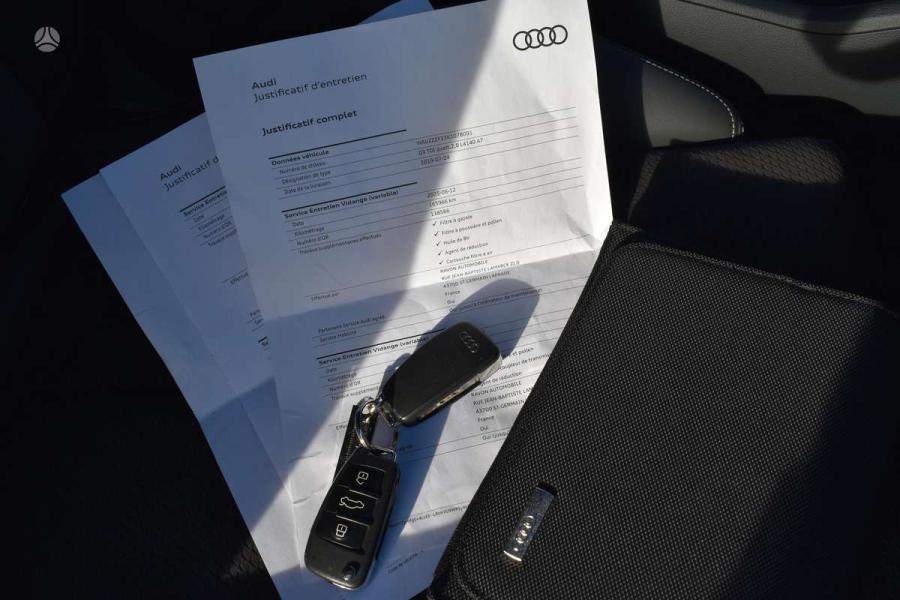 White Audi Q3 2019 in Taurage, with an engine capacity of 1.97 L and mileage of 190 thousand km for 19500 €, photo 21 on AUTOMOTO.COM.LV