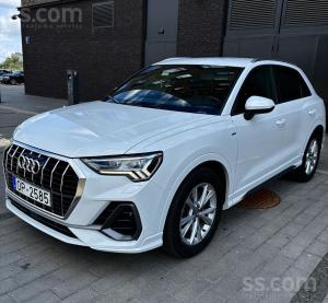 White Audi Q3 2019 in Riga, with an engine capacity of 2.00 L and mileage of 200 thousand km for 21800 €, photo  on AUTOMOTO.COM.LV
