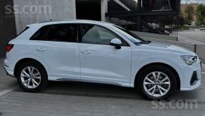 White Audi Q3 2019 in Riga, with an engine capacity of 2.00 L and mileage of 200 thousand km for 21800 €, photo 4 on AUTOMOTO.COM.LV