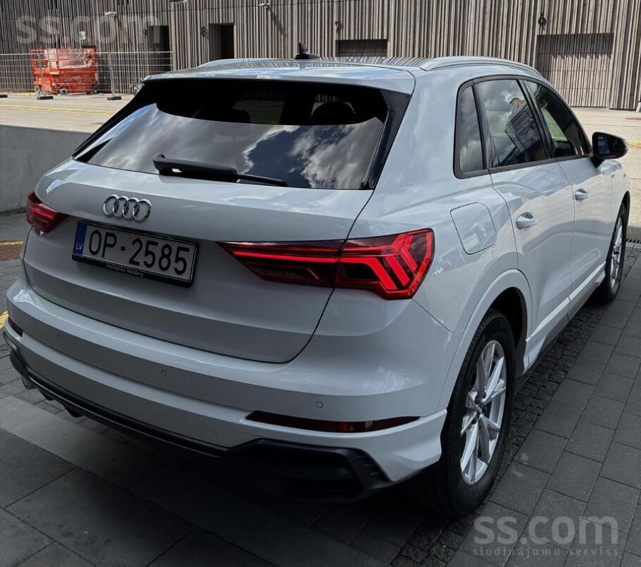 White Audi Q3 2019 in Riga, with an engine capacity of 2.00 L and mileage of 200 thousand km for 21800 €, photo 6 on AUTOMOTO.COM.LV