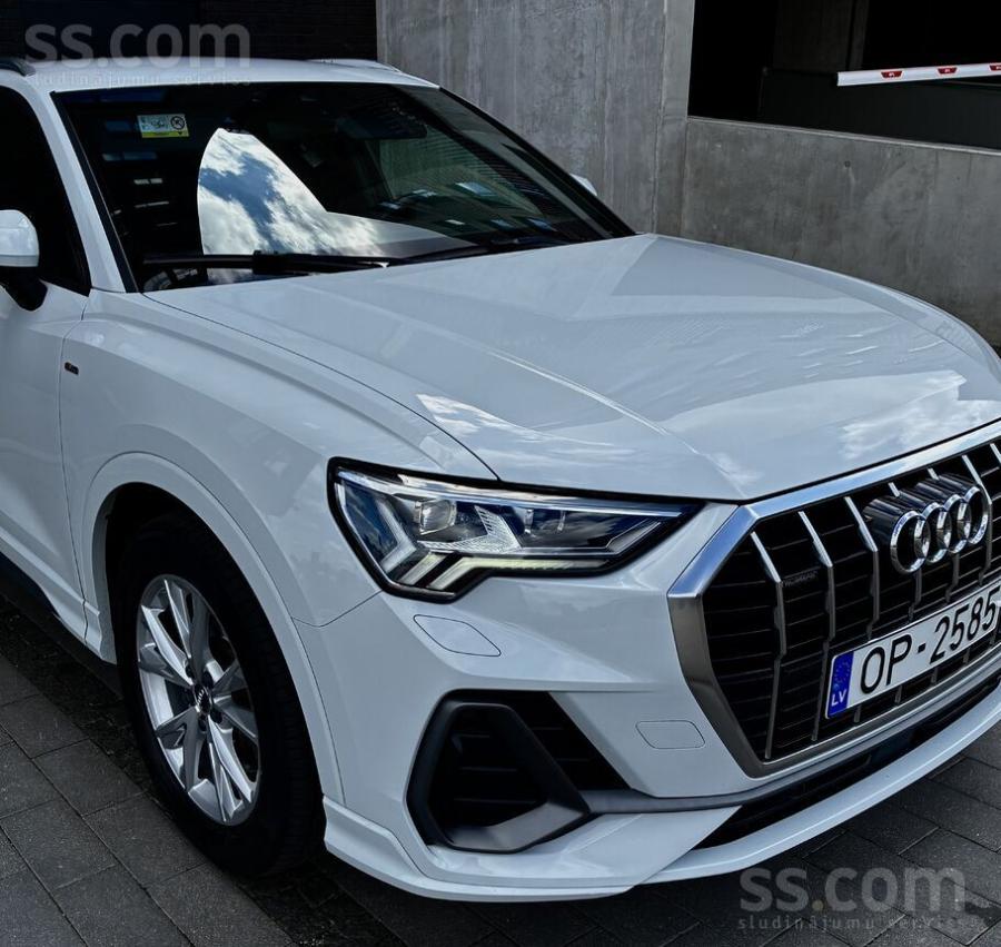 White Audi Q3 2019 in Riga, with an engine capacity of 2.00 L and mileage of 200 thousand km for 21800 €, photo 7 on AUTOMOTO.COM.LV